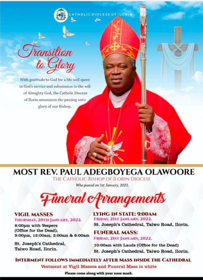 TRANSITION TO GLORY – NIGERIA CATHOLIC NETWORK