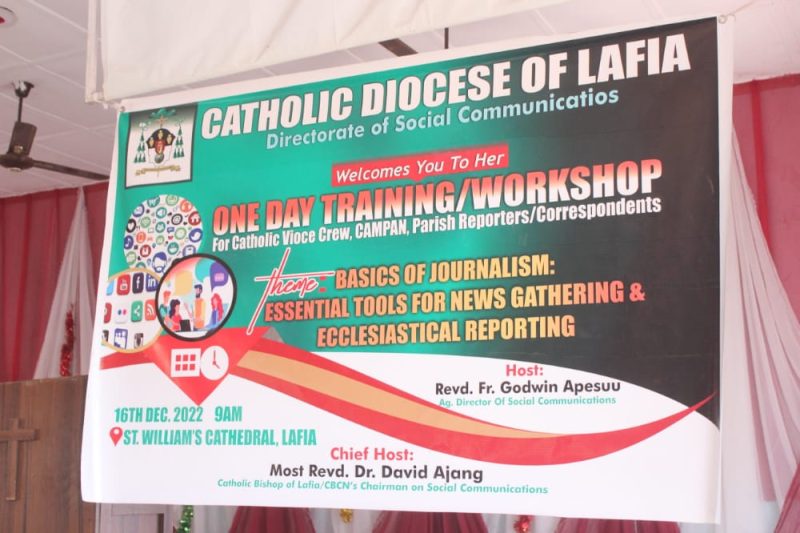 Lafia Diocese Trains Personnel on News Writing Techniques – NIGERIA ...