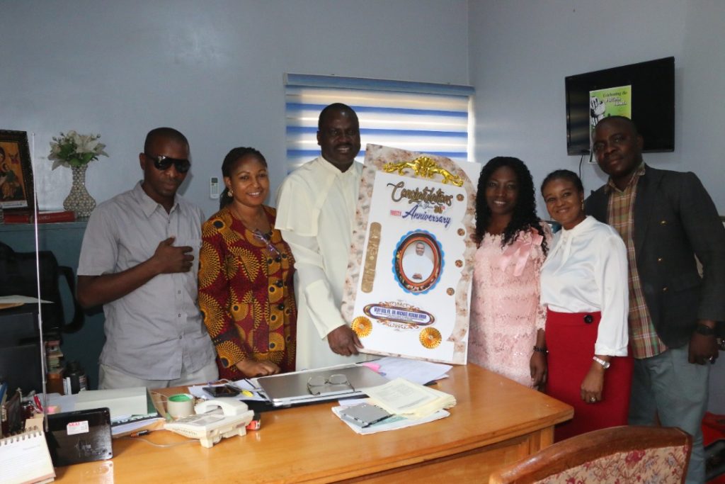 CSN Media Staff honour Padre Umoh as he marks 30 years Priestly ...