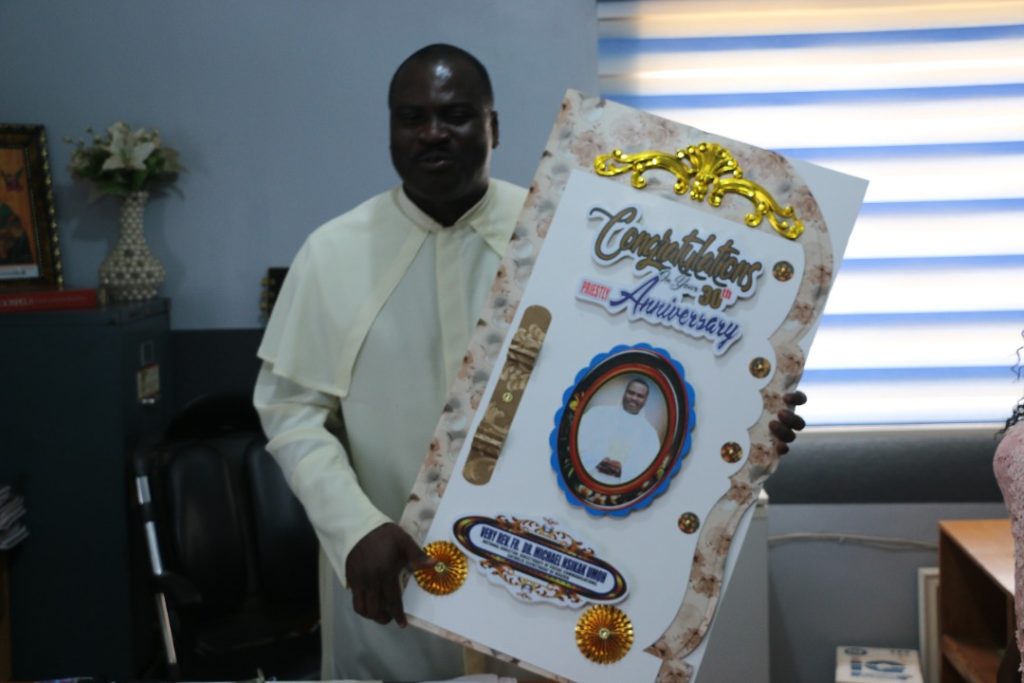 CSN Media Staff honour Padre Umoh as he marks 30 years Priestly ...