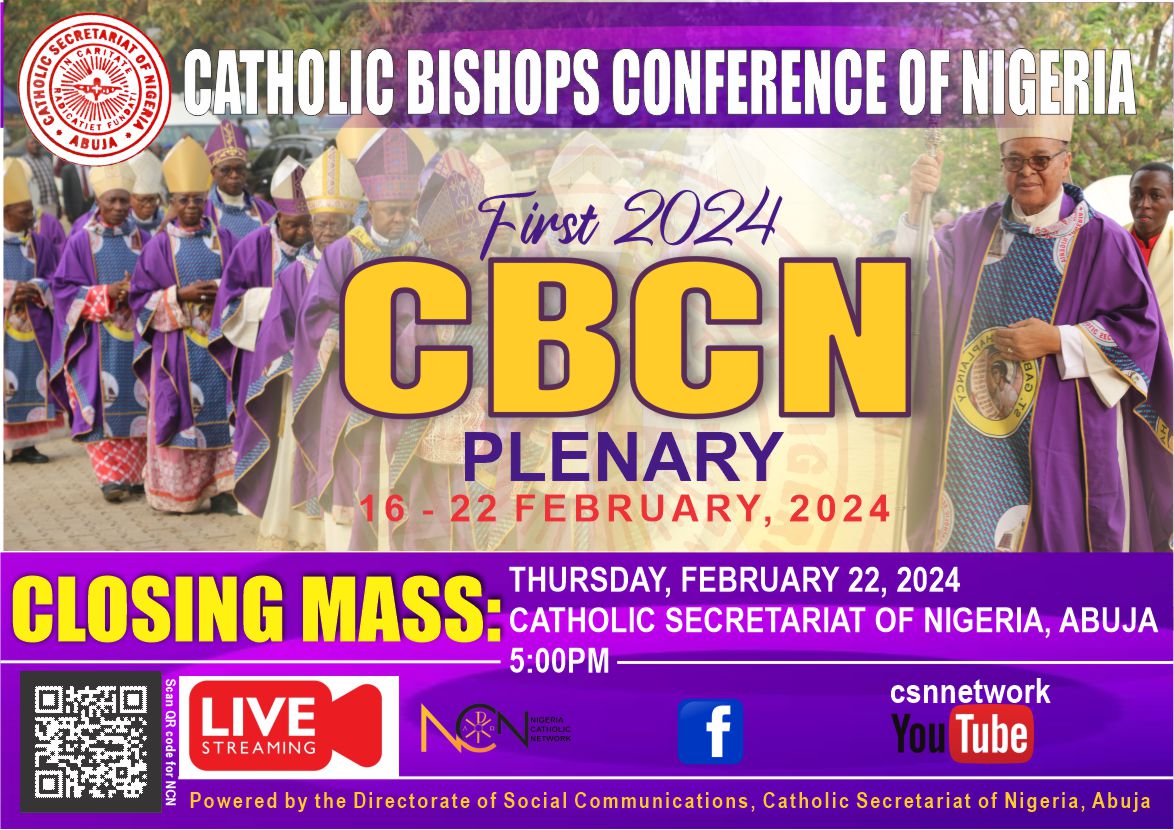 CLOSING MASS OF 2024 CBCN PLENARY: FOLLOW THE LIVE STREAMING – NIGERIA ...