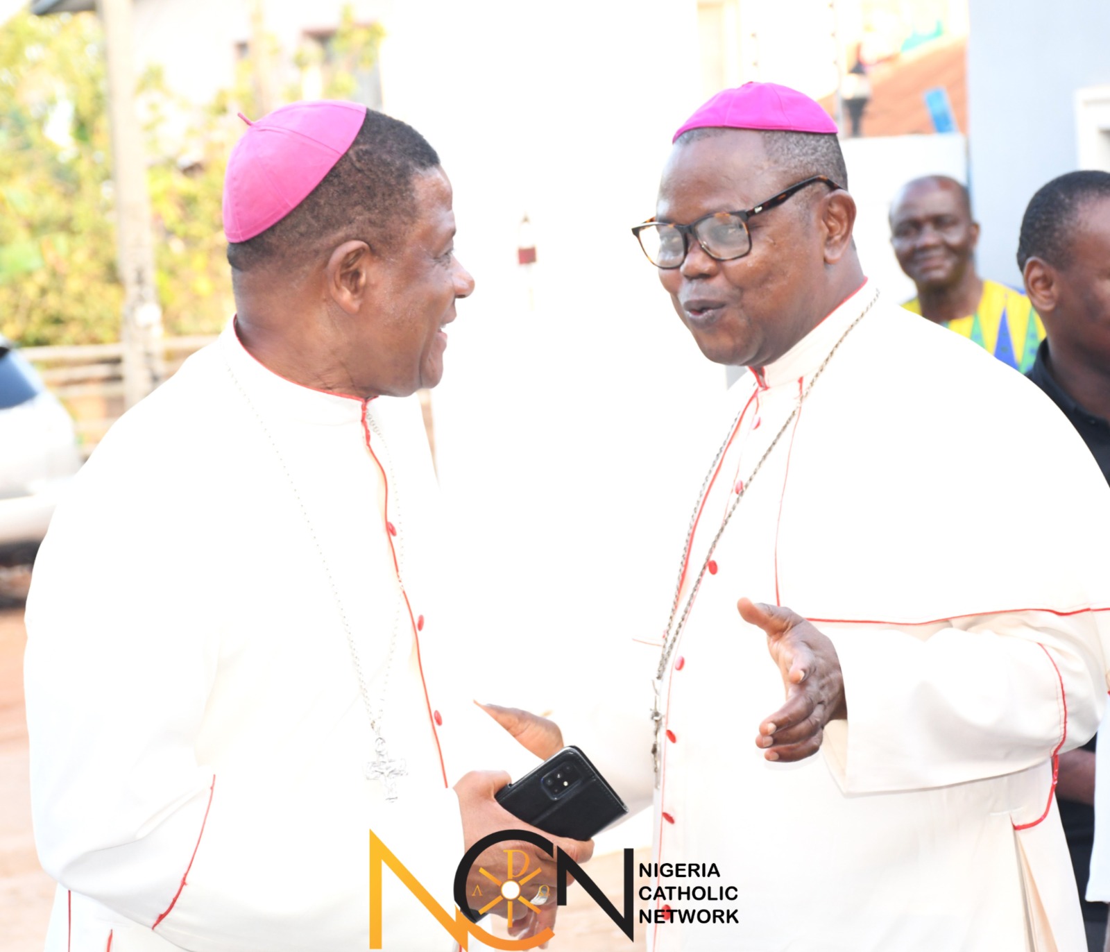 Nigerian Catholic Bishops bid farewell to Archbishop Ekpu, arrive Auchi ...